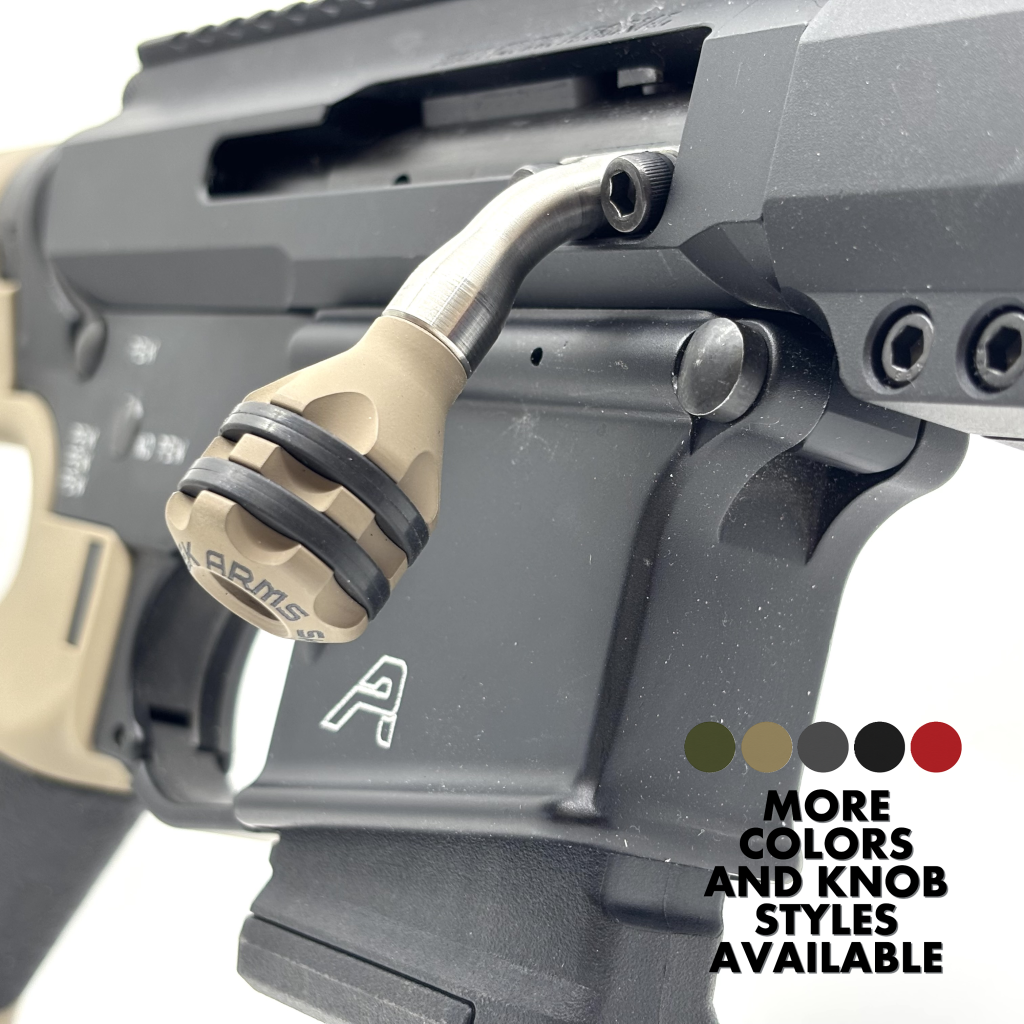 BCA /35 "Crooked" Bolt-Action Handle with Knob (Stainless Steel)