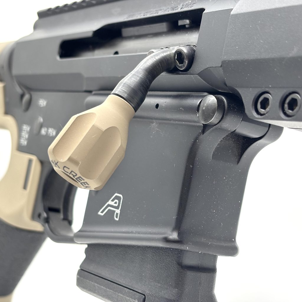 BCA /35 "Crooked" Bolt-Action Handle with Knob (Black Oxide Steel)