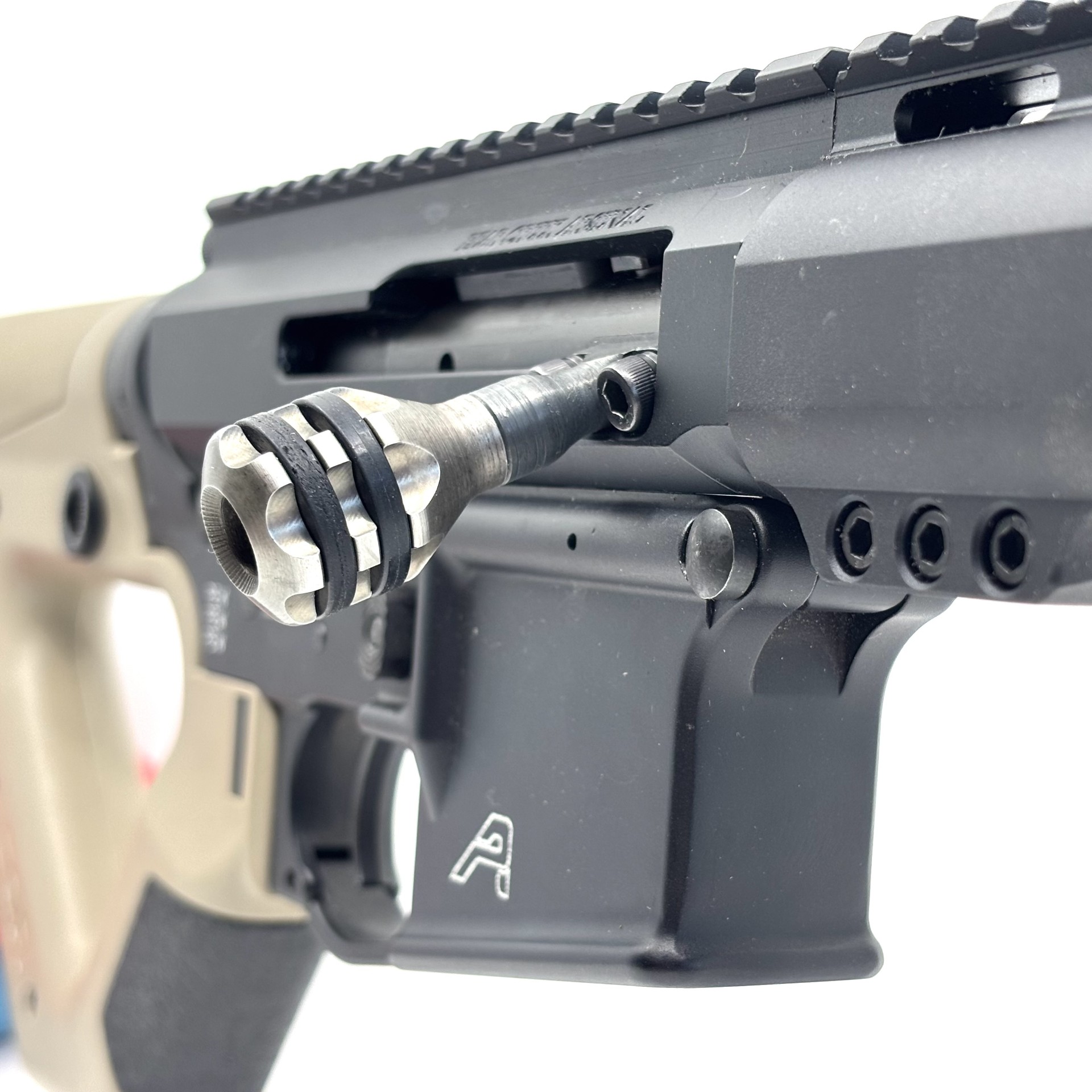 BCA /00 "Stubby" Bolt-Action Handle with Knob (Black Oxide Steel)